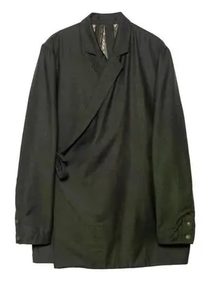 MAHARISHI Wrapped-front Blazer - Green