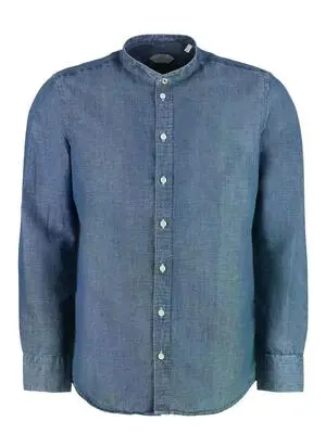 BASTONCINO Buttoned Chambray Shirt - Blue