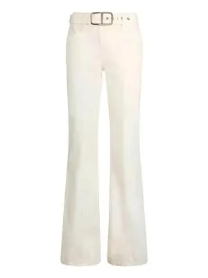 Liu Jo Stretch-cotton Trousers - White