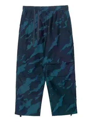 MAHARISHI Bonsai Camouflage-print Cargo Trousers - Blue