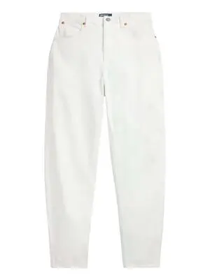 Polo Ralph Lauren High-rise Tapered Jeans - White