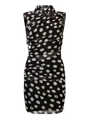 Liu Jo Polka-dot Print Dress - Black