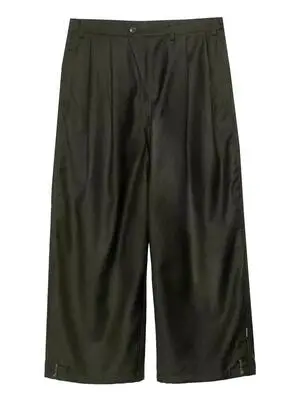 MAHARISHI Pleated Wide-leg Trousers - Green