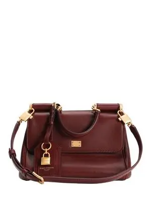 Dolce & Gabbana Small My Sicily Handbag Bordeaux