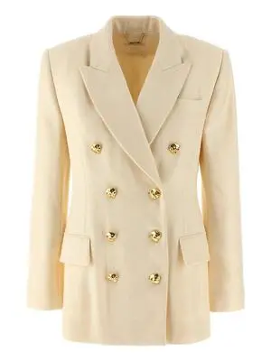 Chloé Tailored Double-breasted Blazer - White