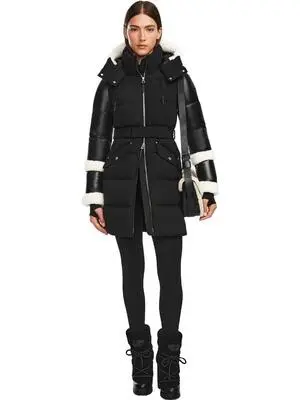 Rudsak Audrey Knee-length Puffer Jacket - Black
