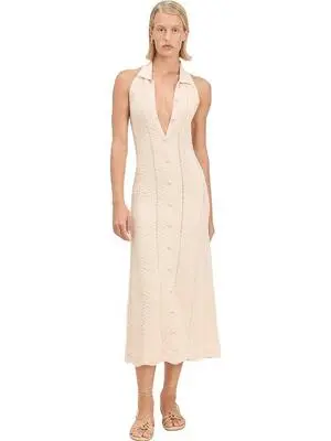 Devon Windsor Val Knit Dress - White