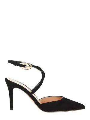 GIANVITO ROSSI Strappy Stiletto Heel Pumps - Black
