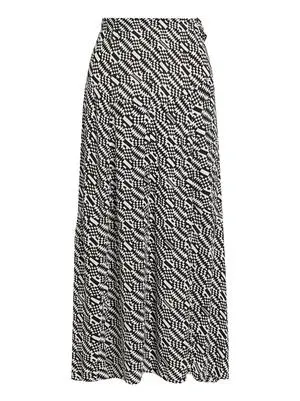 MARANT ETOILE Alona Printed Maxi Skirt - Black