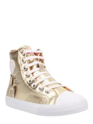 DINGO Knarly High-top Sneakers - Gold