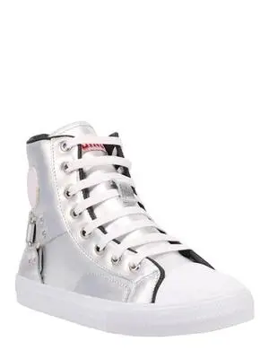 DINGO Knarly High-top Sneakers - Silver