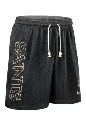 Nike New Orleans Saints Sideline Reversible Nfl Shorts - Black