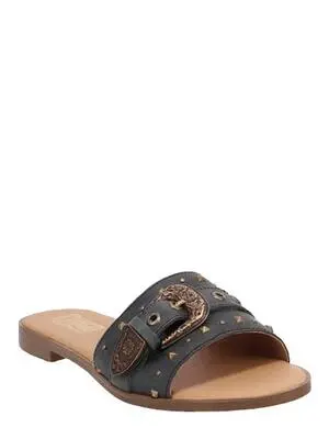 DINGO Lariat Slide Sandal Black