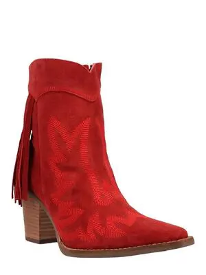 DINGO Wild Sage Western Boots Red