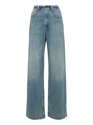 BRUNELLO CUCINELLI High-Rise Wide-Leg Jeans