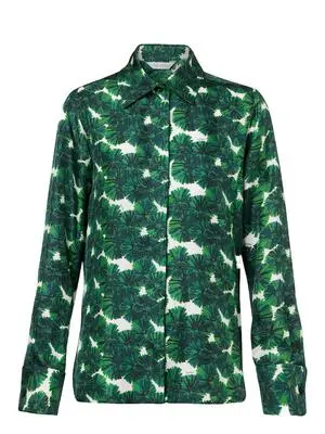 MAX MARA Rodesia Printed Silk Twill Shirt