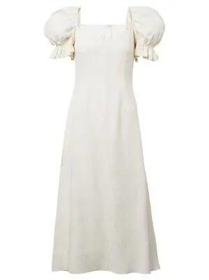 MARKARIAN Aila Silk Jacquard Cocktail Dress - White