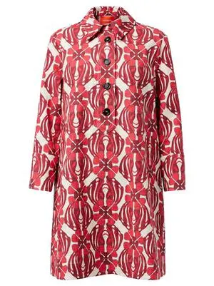La DoubleJ Artemis Cotton Shirt Dress Red