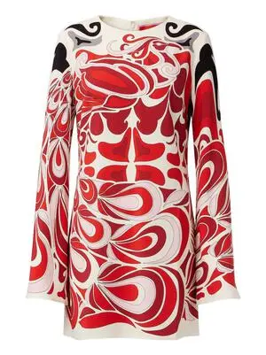 La DoubleJ Mini Supremes Printed Minidress - Red