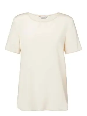 Max Mara Aris Silk-blend T-shirt - White