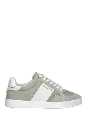 Guess Suede Paneled Sneakers - Green