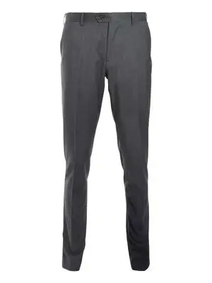 LARDINI Tailored Wool Trousers - Grey