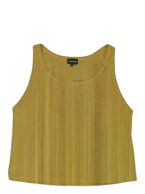 Callipygian Ribbed Vest - Yellow