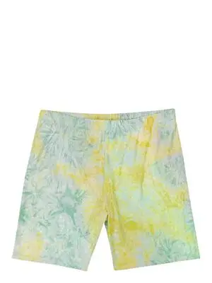 Callipygian Tie-dye Shorts - Yellow