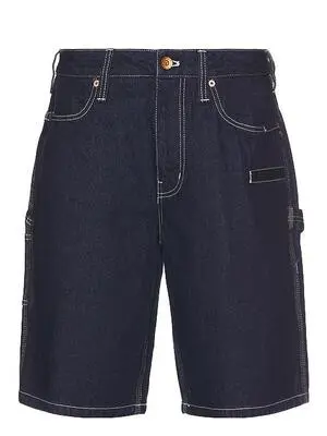 Brixton Builders Carpenter Baggy Short - Rinse Denim