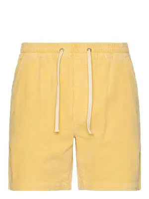 Marine Layer Saturday Corduroy Short 6 - New Wheat
