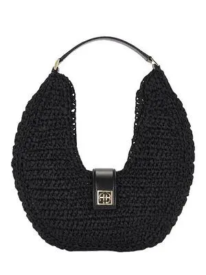 ANINE BING ANINE BING Lou Monogram Bag Black