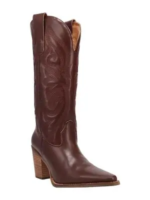 DINGO Hensley Western Boot - Brown
