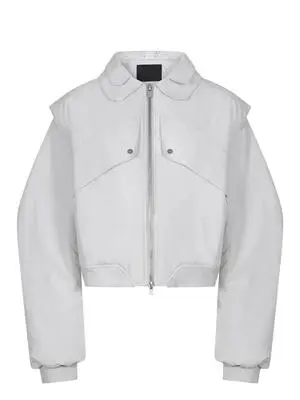 HELIOT EMIL Contrivance Bomber Jacket - Grey