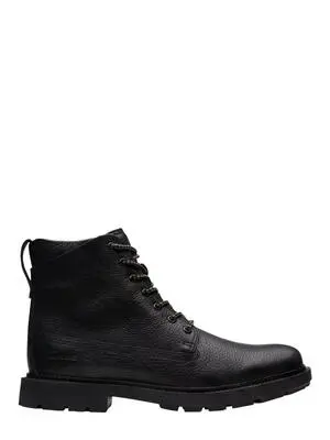 Clarks Craftdale 2 Hi Boots - Black Warmlined Leather