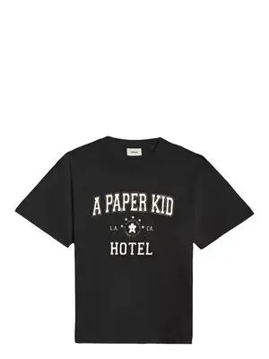 A PAPER KID Graphic-Print T-Shirt