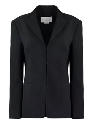 GENNY Single-breasted Blazer - Black