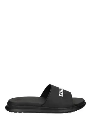 Tommy Hilfiger Logo-embellished Slides - Black