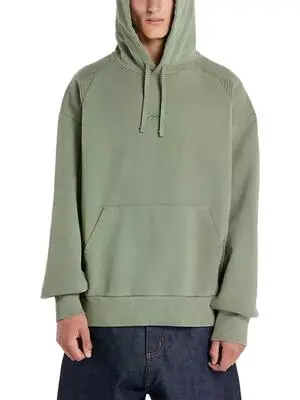 REEBOK Logo-embroidered Hoodie - Green
