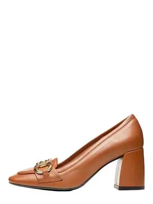 POCHE PARIS 80mm Sylvie Pumps - Brown