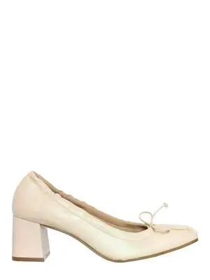STUDIO CHOFAKIAN 50mm Block-heel Ballet Pumps - Neutrals