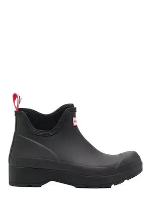Hunter 35mm Logo-patch Rain Boots - Black