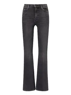 MOTHER The Weekender Flared Stretch-denim Blend Jeans - Can You Call My Phone