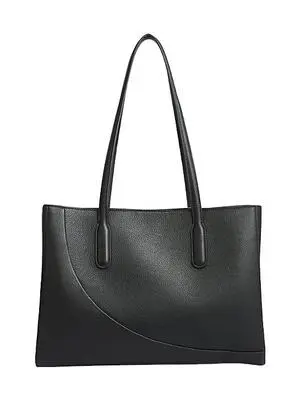 LK BENNETT Olivia Leather Tote Bag - Bla-black