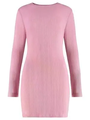 Sablyn Kelly Ribbed Mini Dress - Pink