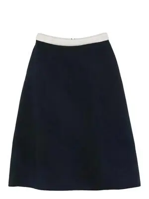 Max Mara A-line Skirt - Blue