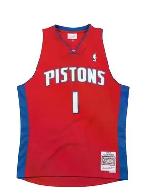 Mitchell & Ness Allen Iverson 2008 Nba Detroit Pistons Swingman Tank Top - Red