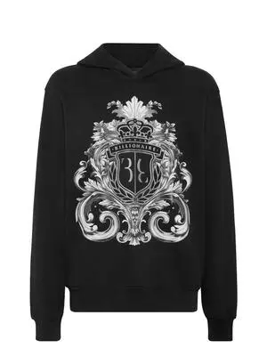 BILLIONAIRE Logo-print Hoodie - Black