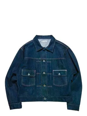 SOPHNET. Button-up Denim Jacket - Blue
