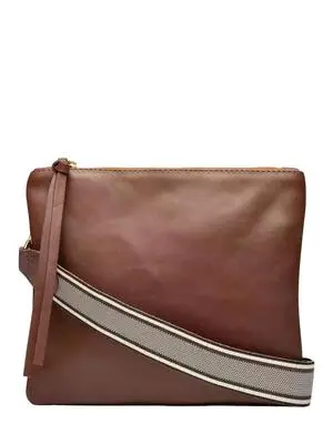 STUDIO CHOFAKIAN Barbara Leather Crossbody Bag - Brown