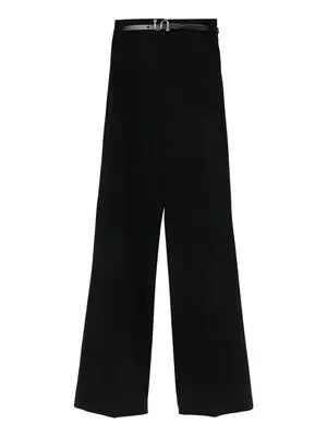 Sportmax High-waisted Trousers - Black